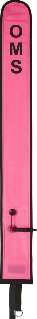 OMS Diver Alert Marker (1 Meter) Gesloten Onderkant, No-Lock Inflator ...