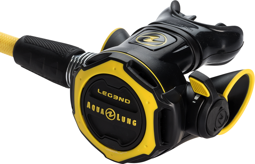 Aqualung Leg3Nd Elite Black Edition/Octopus Automatenset bij sublub