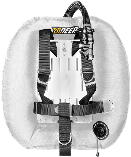 Xdeep Hydros 50 Dir, Alu Backplate WHITE bij sublub