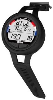 Tusa Element Iii Dive Computer IQ1101 BK bij sublub