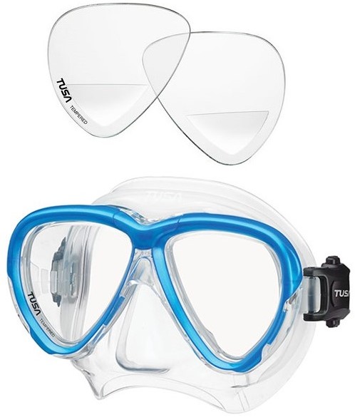 Tusa M2004 duikbril op sterkte met lees glazen bij sublub