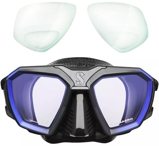 Scubapro D-Mask With Reading Lenses bij sublub