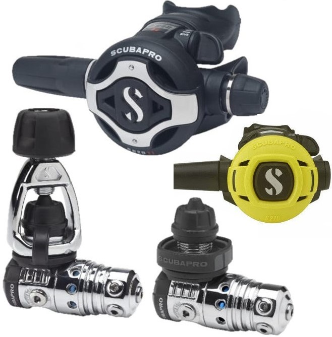 Scubapro Mk25 Evo/S620 Ti/S270 Octopus Automatenset bij sublub