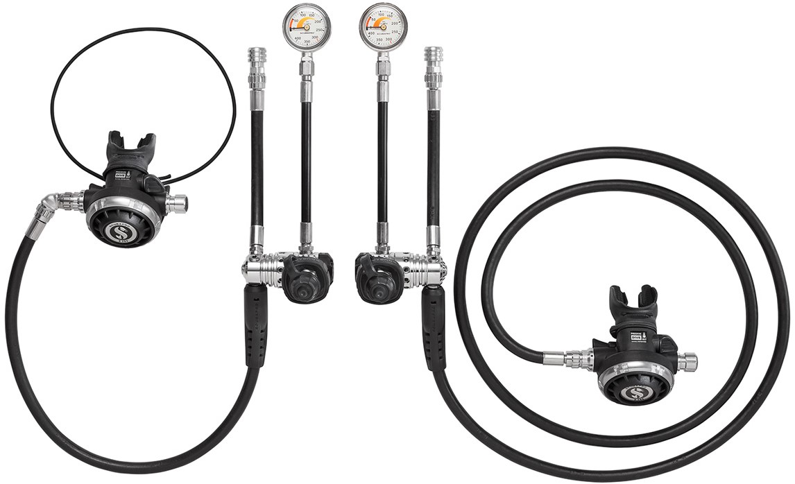 Scubapro Sidemount Automatenset bij sublub