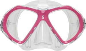 Scubapro Spectra Mini Mask - Pink / Clear Silicone bij sublub