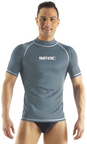 Seac T-Sun Short Tiffany and Grey Rash Guard bij sublub
