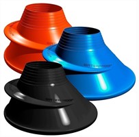 Waterproof Silicone Neck seal Small Blue bij sublub