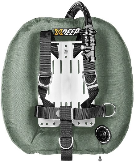 Xdeep Hydros 50 Dir, Alu Backplate LIGHTGREY bij sublub
